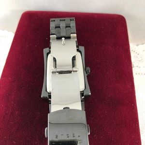 Guess | Accessories | Guess Steel Gray Face Black Band Watch | Poshmark